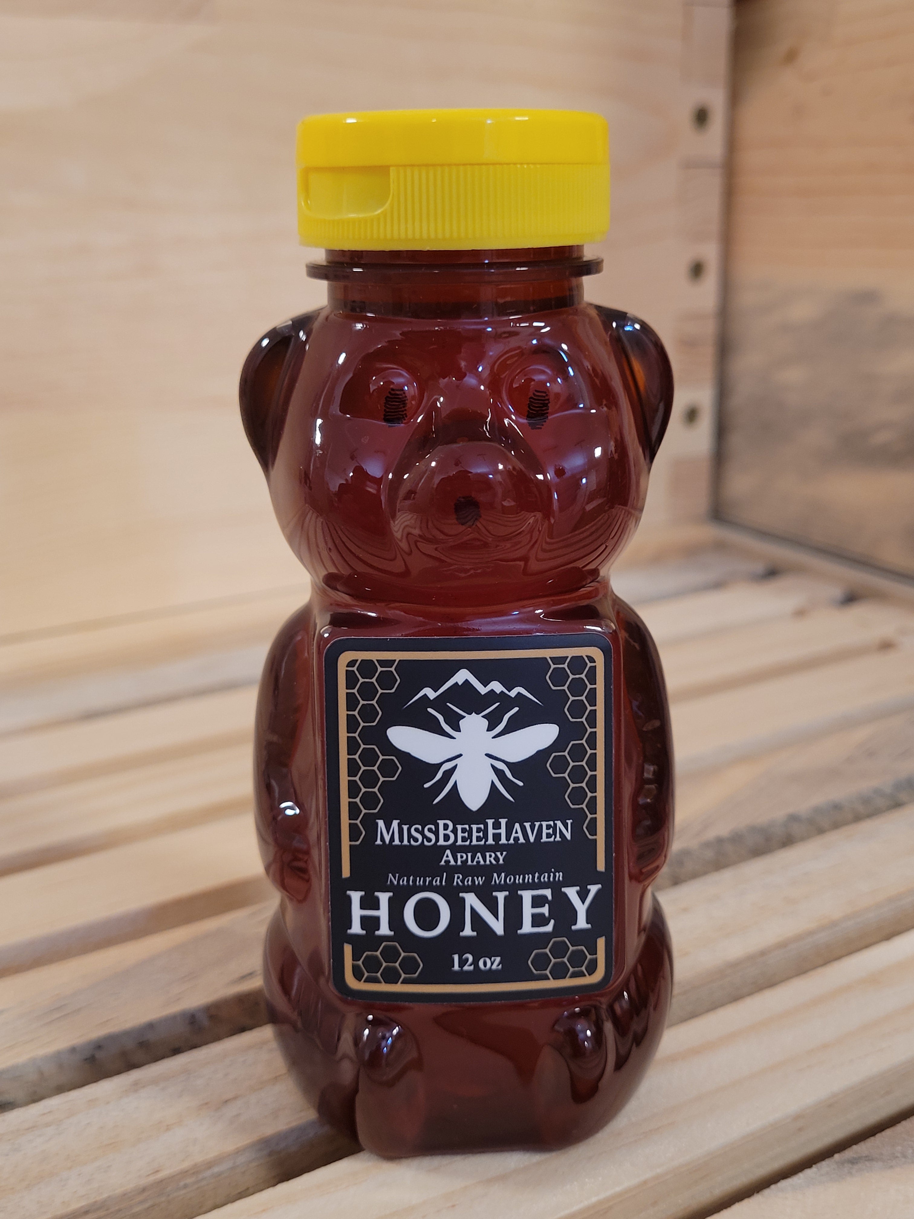 12oz Honey Bear – Miss Bee Haven Apiary