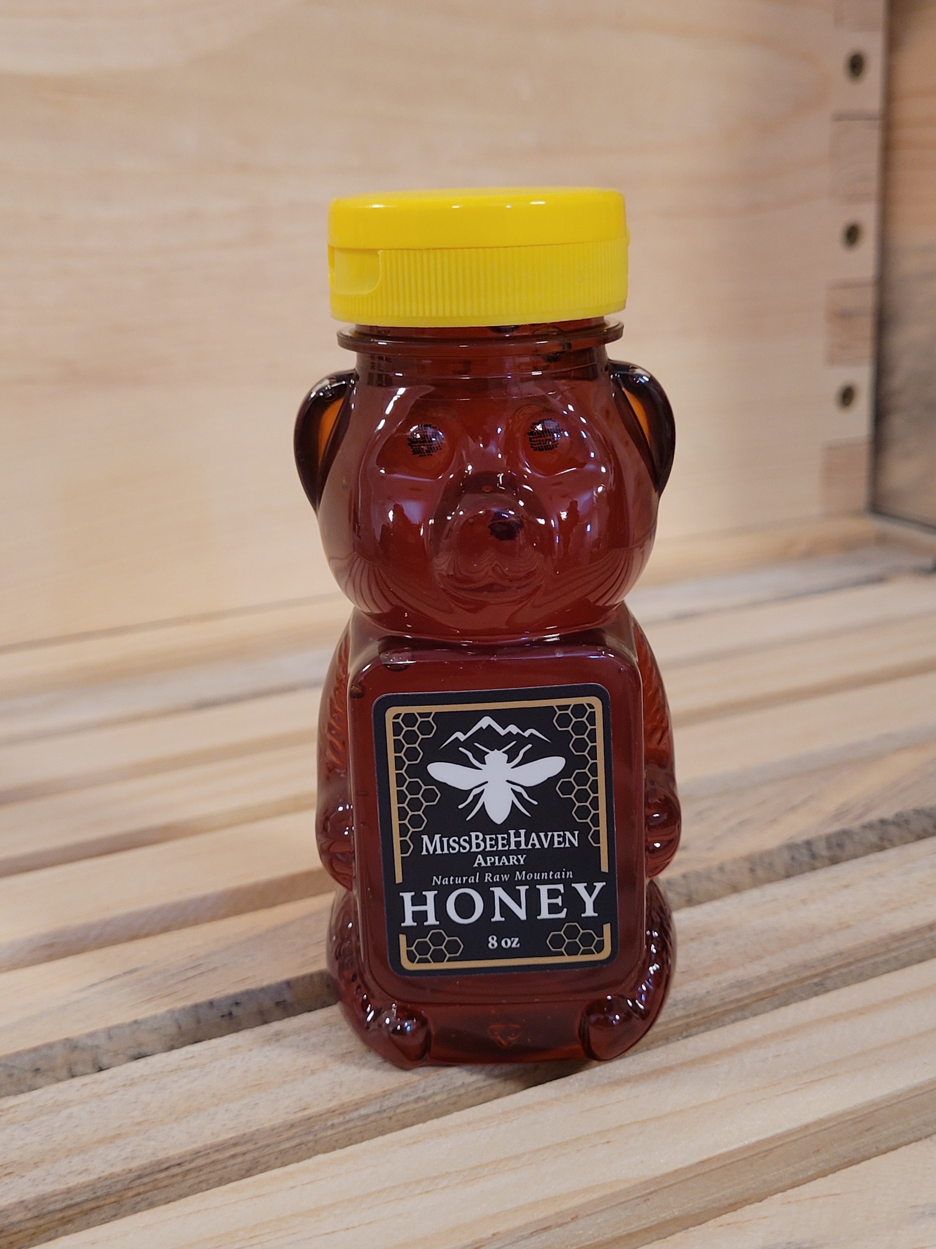 8oz Honey Bear – Miss Bee Haven Apiary